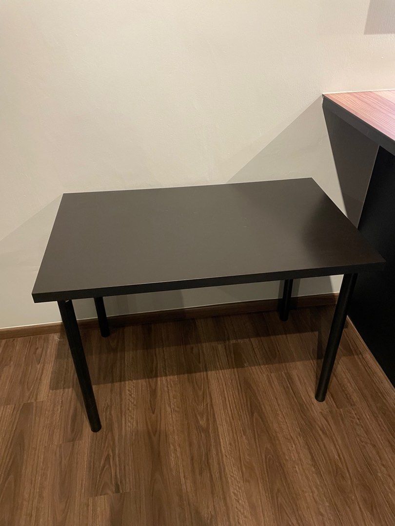 Black study table, Furniture & Home Living, Furniture, Tables & Sets on ...