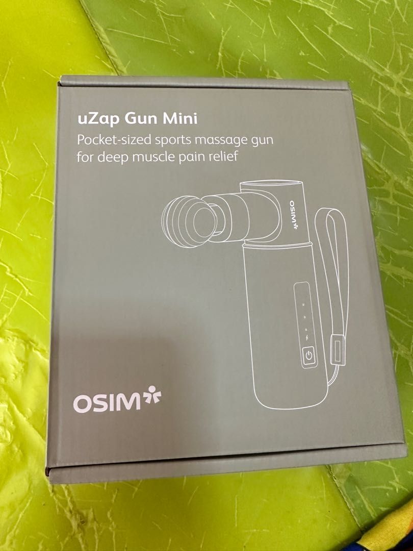 BNIB OSIM uZap Massage Gun, Health & Nutrition, Massage Devices on ...