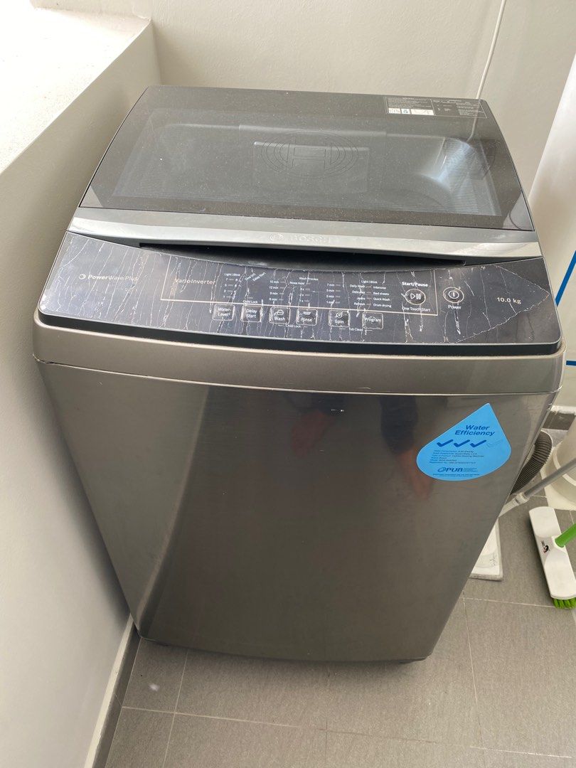 Bosch Washing Machine Top Load 10kg, TV & Home Appliances, Washing ...