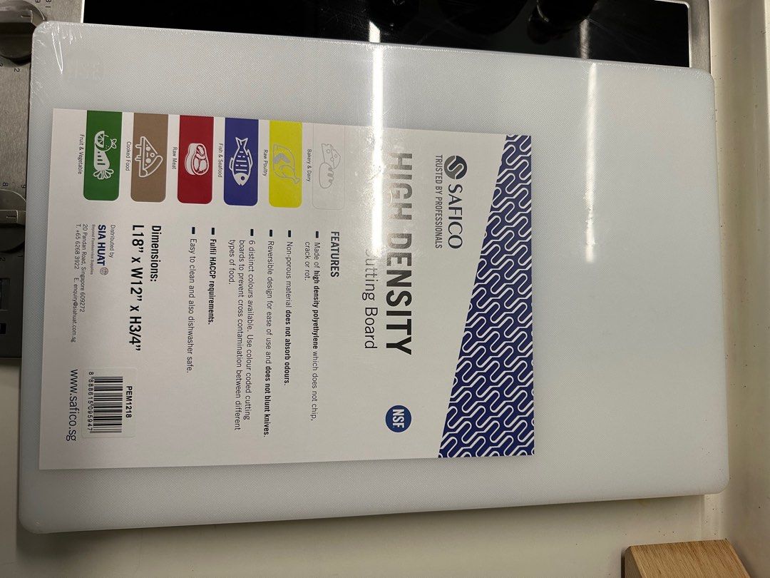 Brand New Safico Pro Large Cutting Board, Furniture & Home Living ...