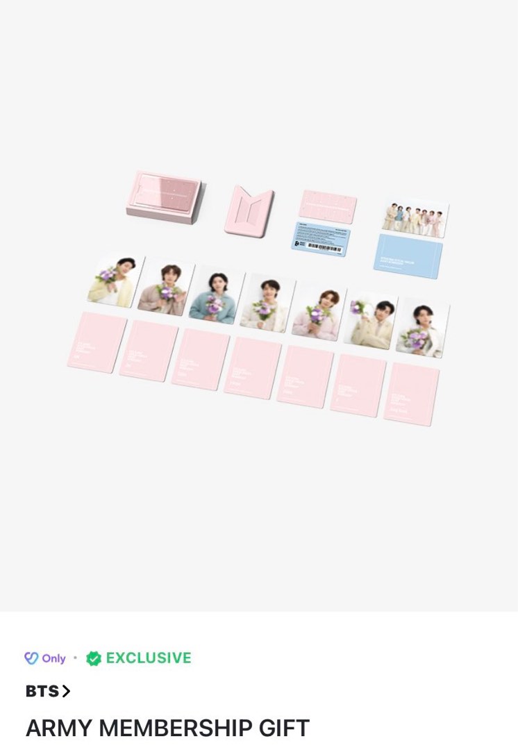 BTS Photocard PC Army Membership Kit Namjoon RM Seokjin Jin Yoongi Suga ...