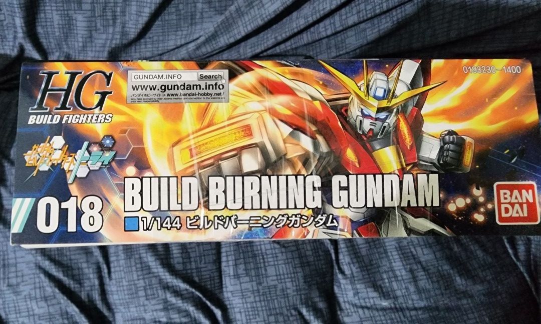 Build Burning Gundam, Hobbies & Toys, Toys & Games on Carousell
