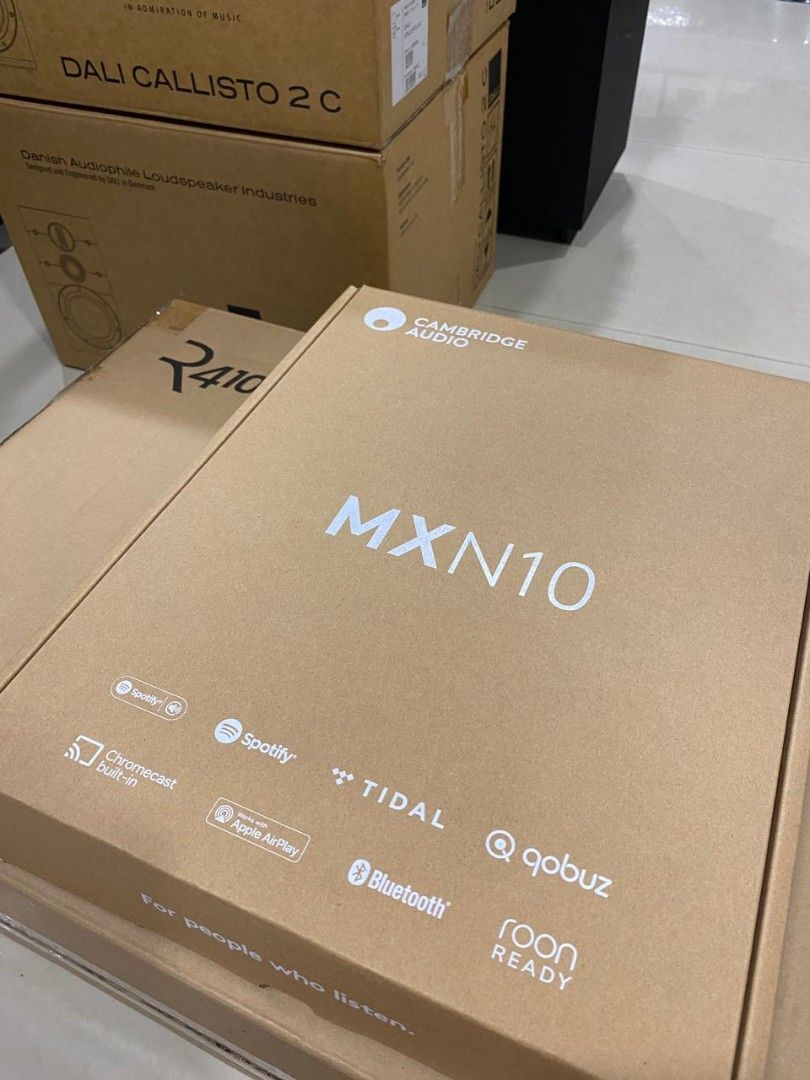 Cambridge Audio MXN 10 Compact Hi-Res Music Network Streamer, Audio ...
