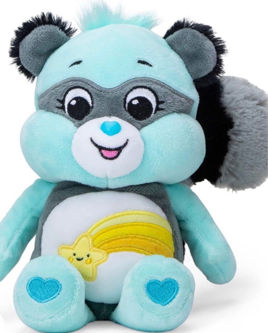 Care Bears Wish Raccoon Bear, 興趣及遊戲, 玩具 & 遊戲類 - Carousell