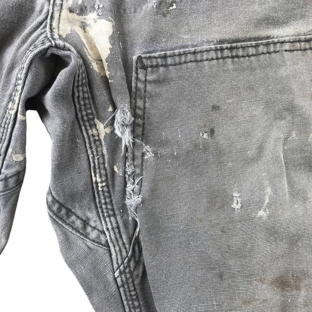 Carhartt Double Knee Tattered Work Pants, Men's Fashion, Bottoms, Jeans ...