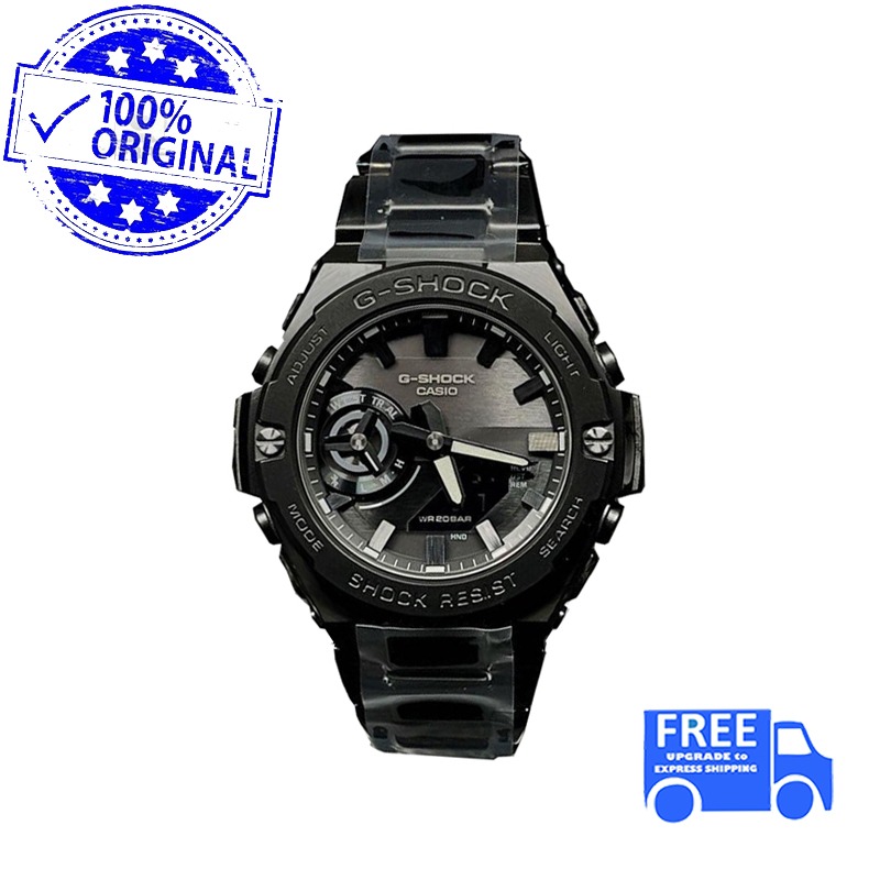 Casio G-Shock GST B500BD 1A Rantai Black G-Shock GST-B500BD-1A, Fesyen ...
