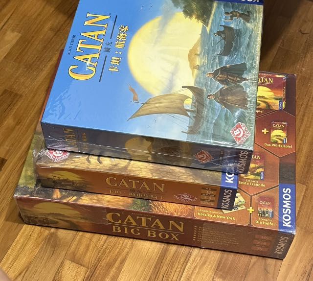 Catan Big Box and 2 Expansions, Hobbies & Toys, Toys & Games on Carousell
