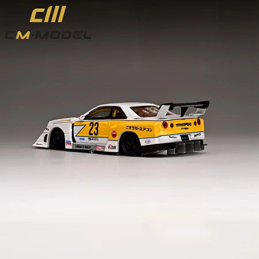 CM Model 1:64 Nissan Skyline GT-R R34 LBWK ER34 Flash Livery - MINI GT ...