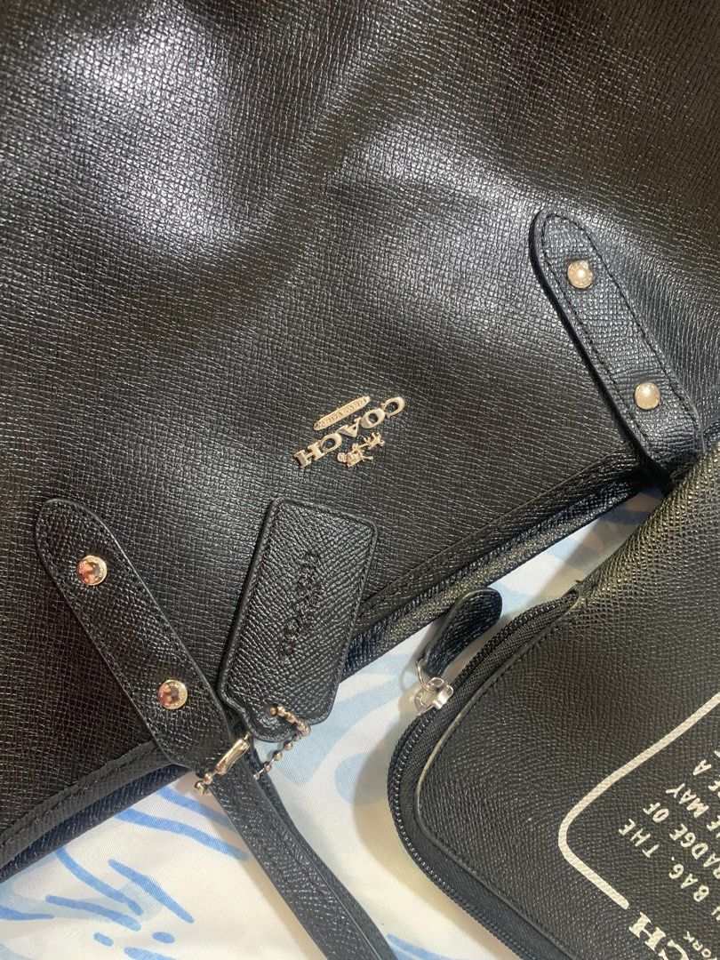 Coach reversible tote bag (Authentic), Luxury, Bags & Wallets on Carousell