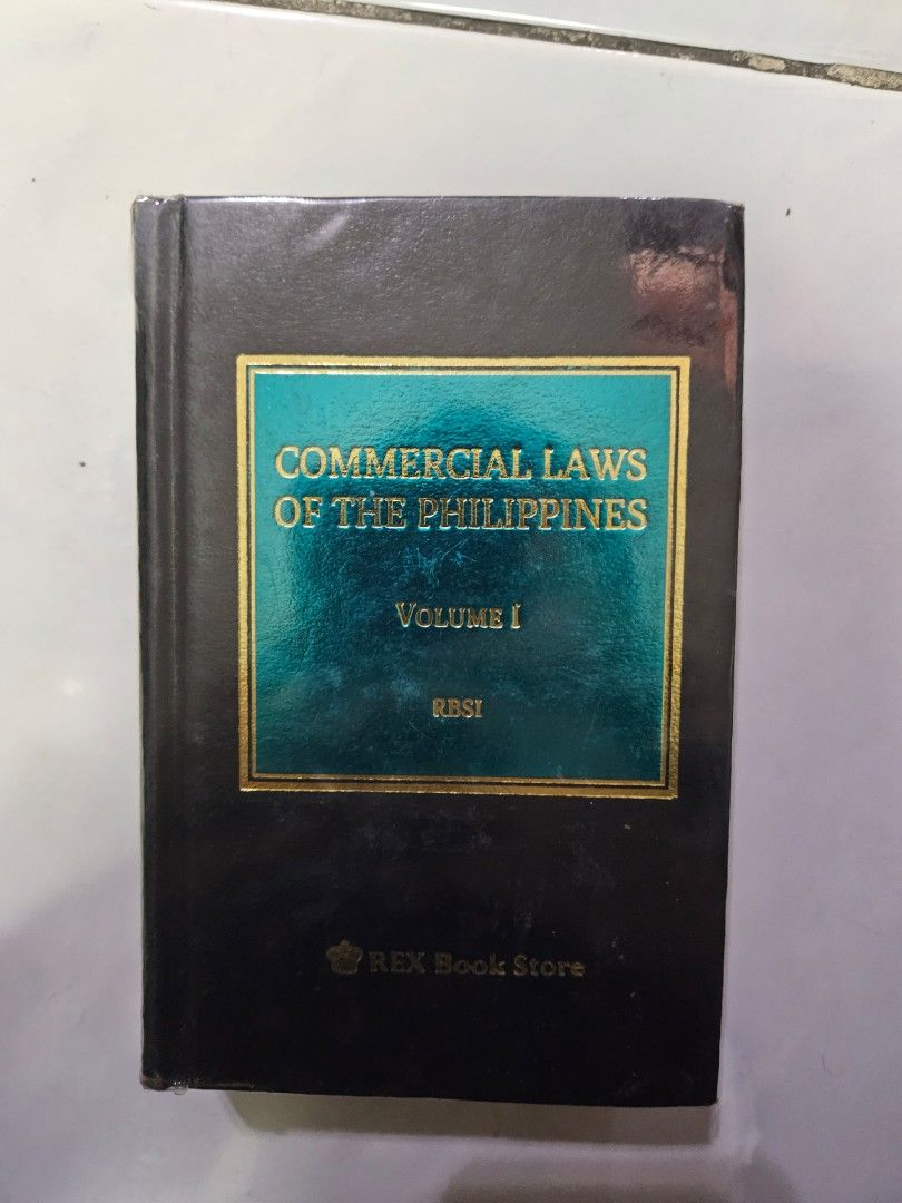 Commercial Laws of the Philippines Vol 1 - Rex Codal, Hobbies & Toys ...