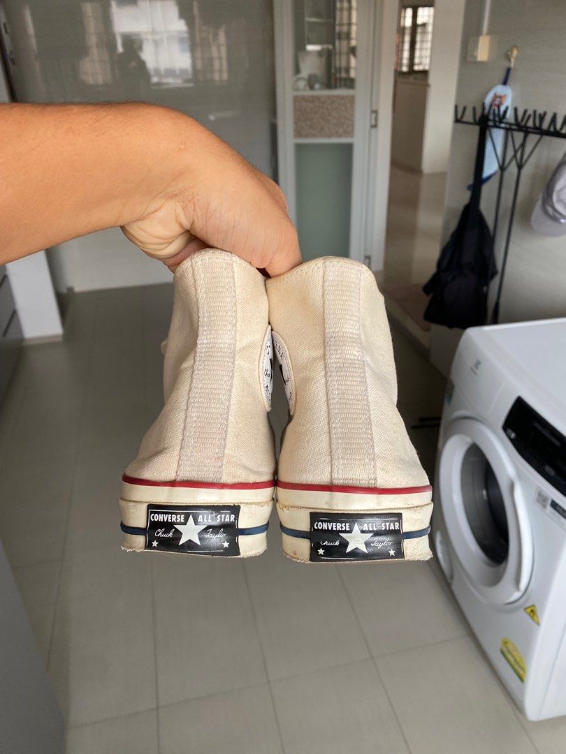 converse chuck 70 cream, Men's Fashion, Footwear, Sneakers on Carousell