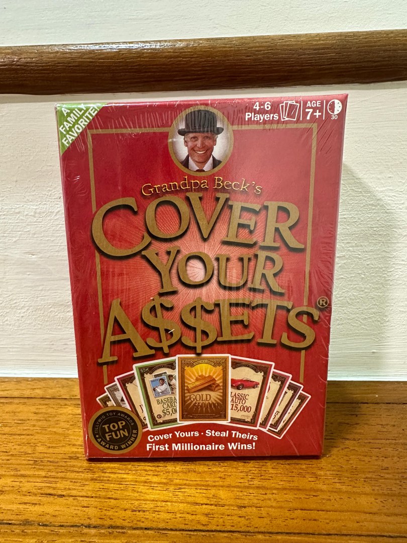 Cover Your Assets (Board Game/Card Game), Hobbies & Toys, Toys & Games ...