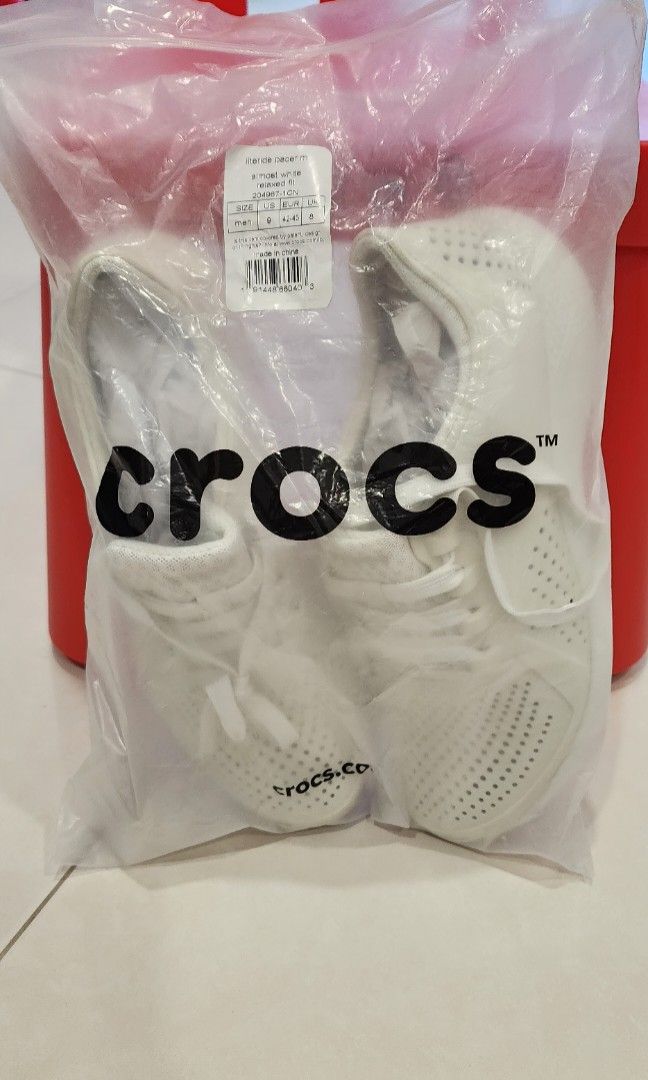 Crocs Lite ride pacer White, Men's Fashion, Footwear, Sneakers on Carousell