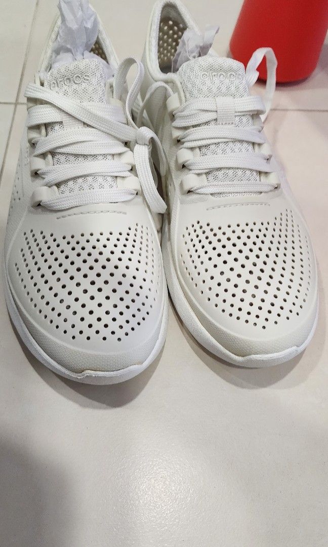 Crocs Lite ride pacer White, Men's Fashion, Footwear, Sneakers on Carousell