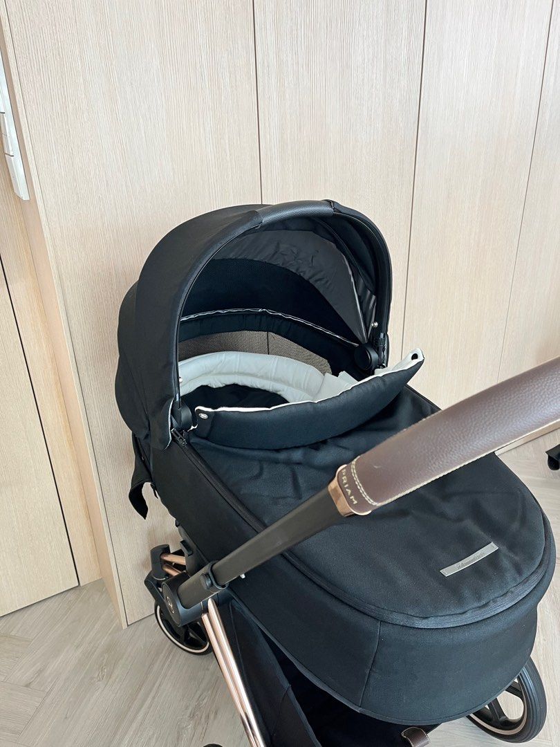 Cybex Priam Rose Gold Frame Stroller & CarryCot, Babies & Kids, Going ...