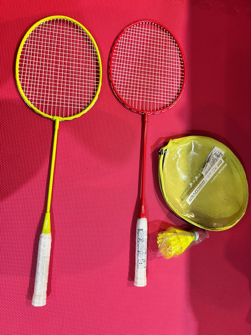 Decathlon Badminton Racket Complete Set, Sports Equipment, Sports ...