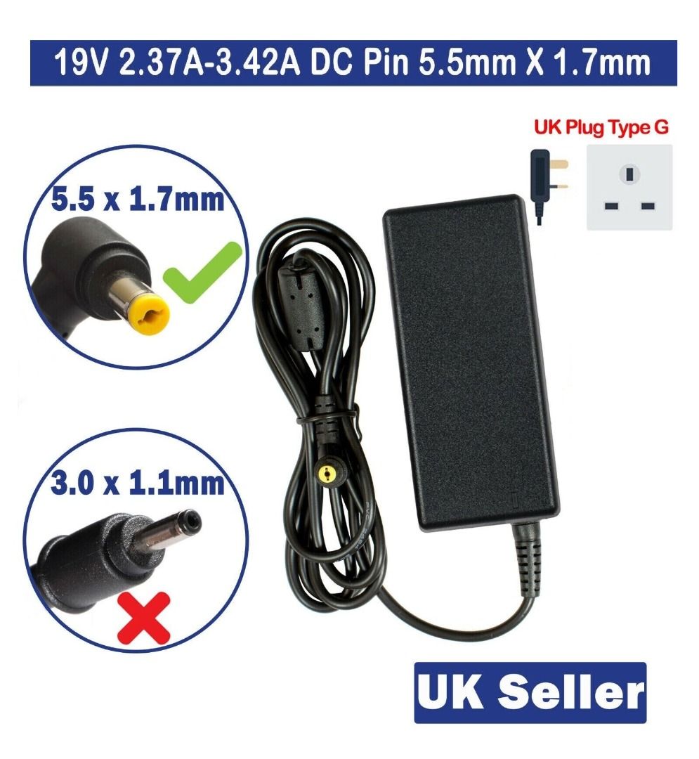 Delta 19V 3.42A ADP-65JH HB 交流適配器適用於 Acer Aspire 筆記本電腦 （輕度使用） hbackp ...