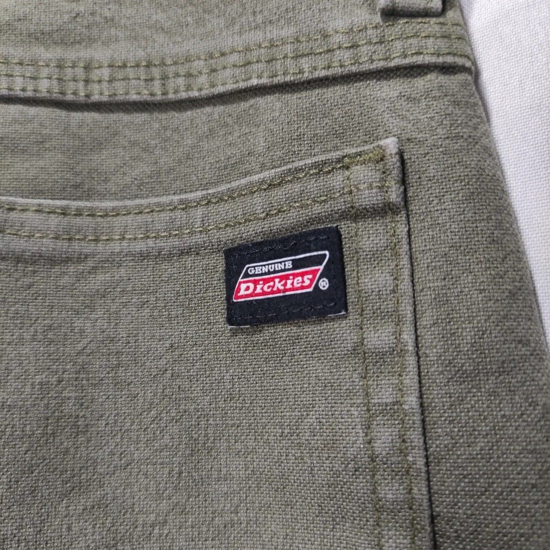DICKIES GENUINE VINTAGE CARPENTER PANTS MOSS GREEN, Men's Fashion ...