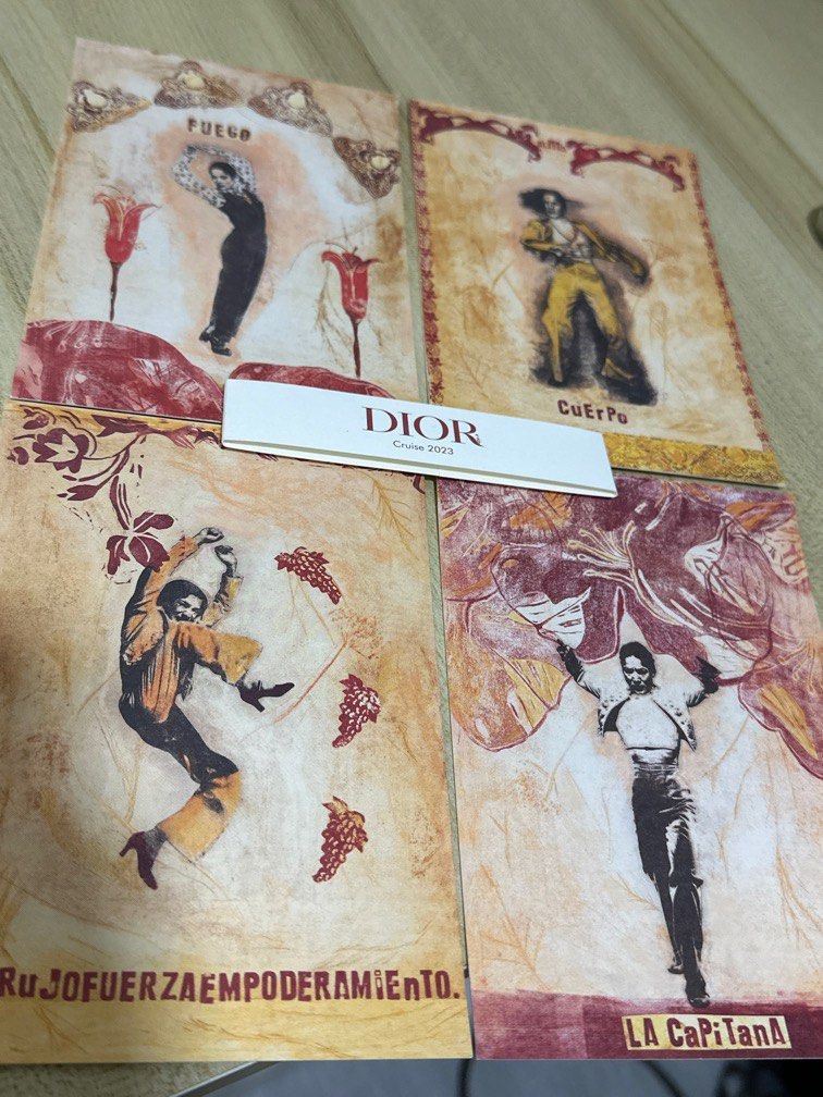 DIOR Cruise 2023 postcards, Hobbies & Toys, Stationery & Craft ...