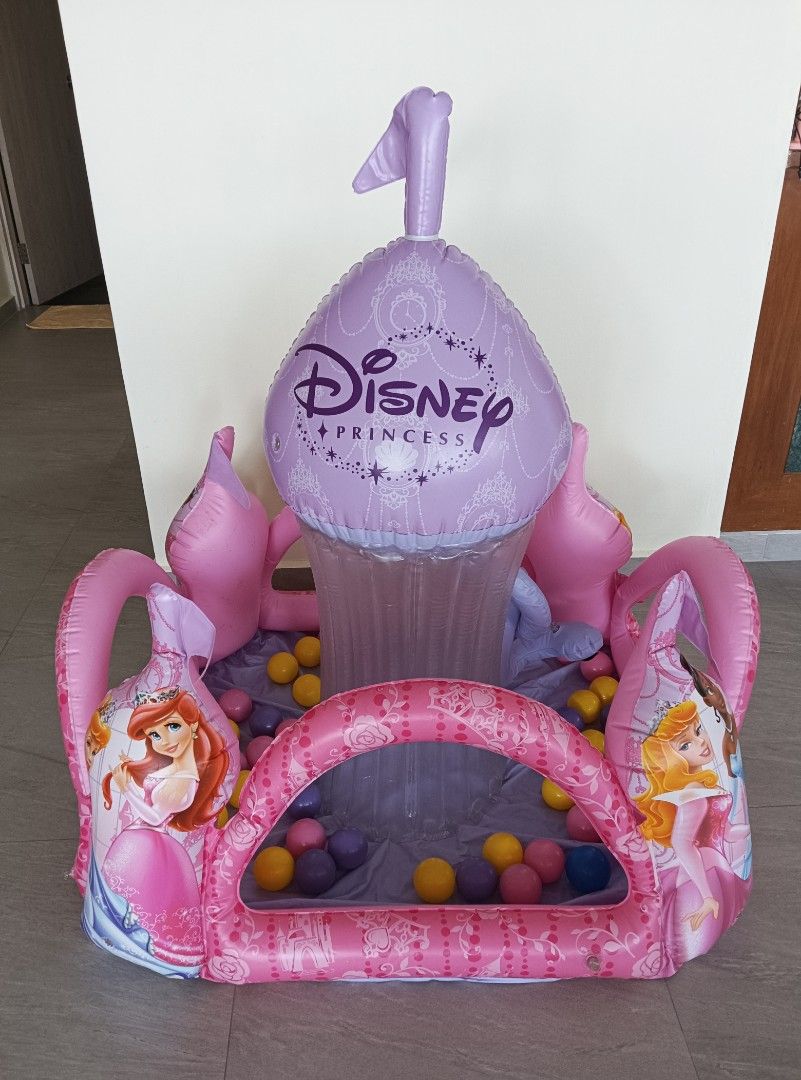 princess inflatable ball pit