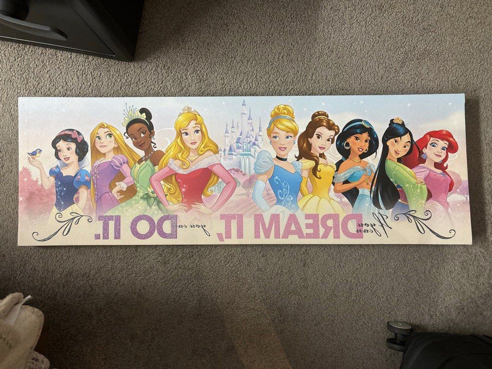 Disney princess wall deco, Furniture & Home Living, Home Decor, Wall ...