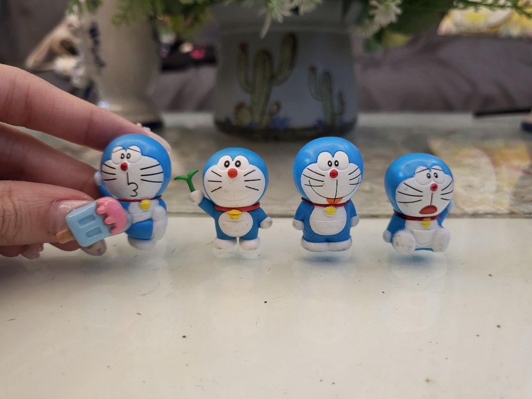 Doraemon 4 Pcs. Mini Display Set, Hobbies & Toys, Toys & Games on Carousell