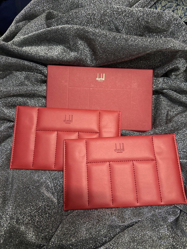 Dunhill Red Pocket Set, 名牌, 飾物及配件 - Carousell