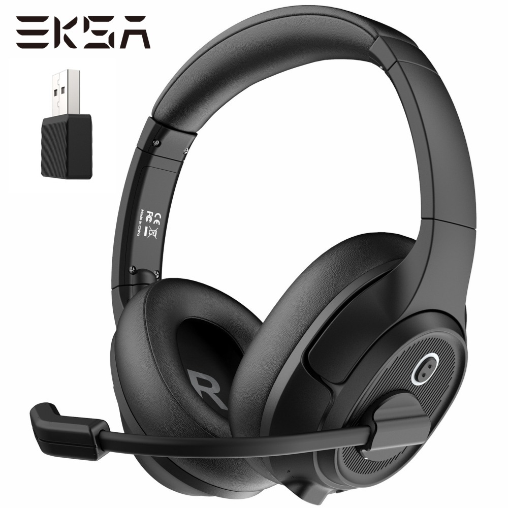 EKSA H6 Wireless Bluetooth ENC Headphones For Office Telecom, Calling ...