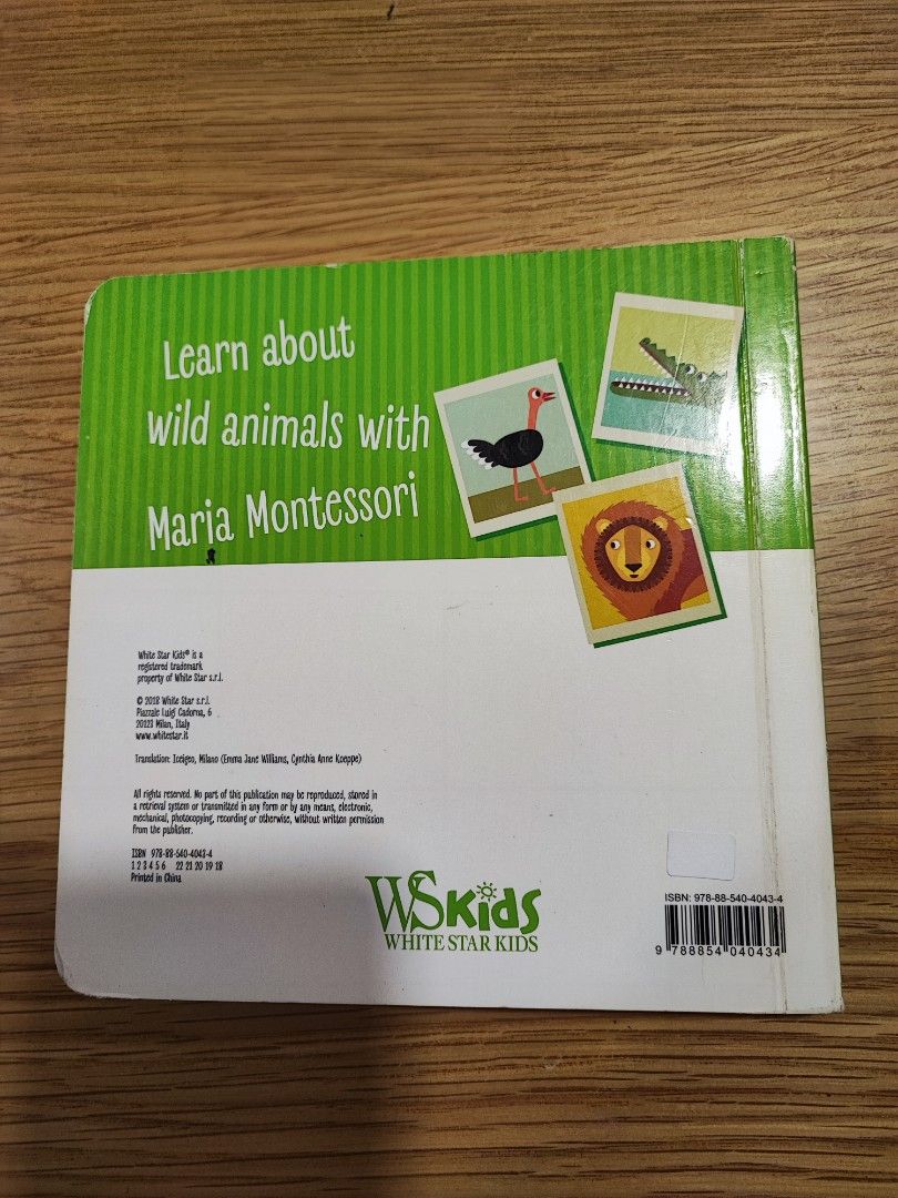 (ENG) My First Book Of Wild Animals, Hobbies & Toys, Books & Magazines ...