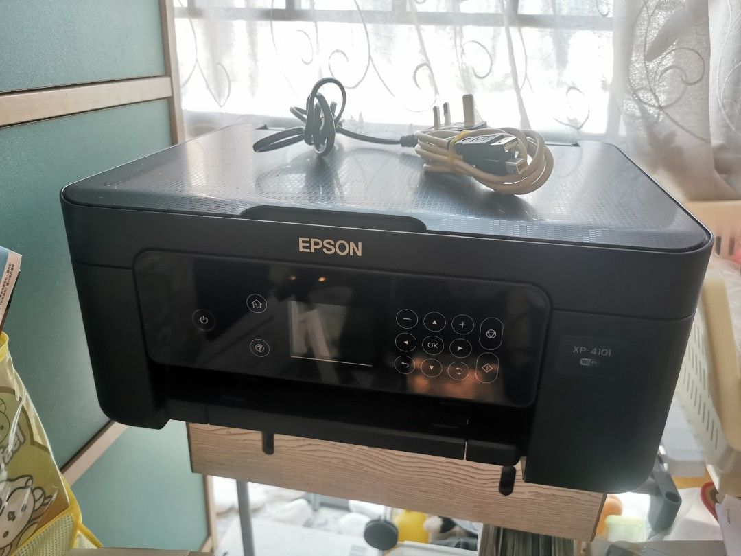 Epson XP-4101 3合1 Wifi 雙面打印 Printer, 電腦＆科技, 打印機及影印機 - Carousell