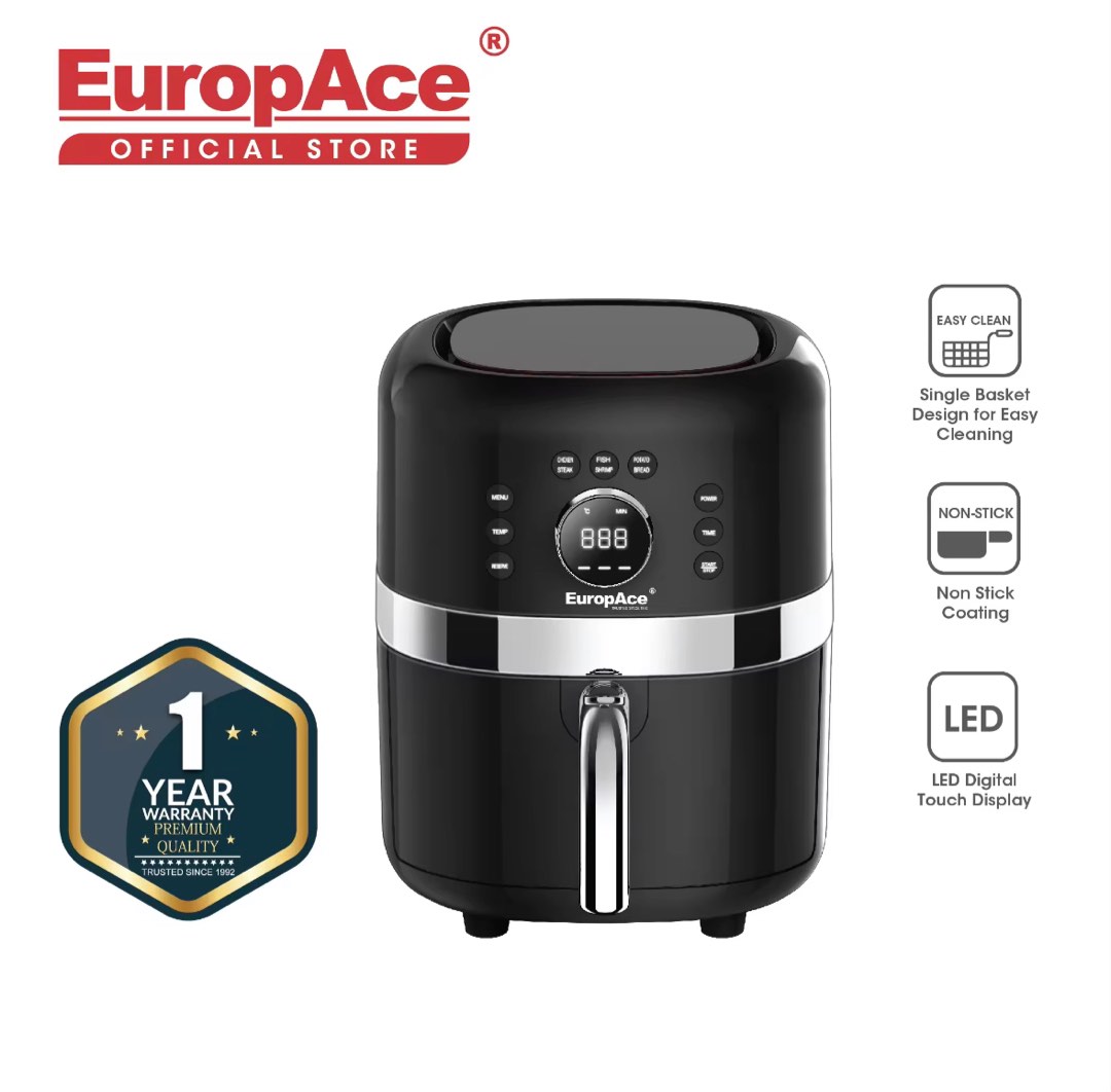 Brand NEW EuropAce Air Fryer, TV & Home Appliances, Kitchen Appliances ...