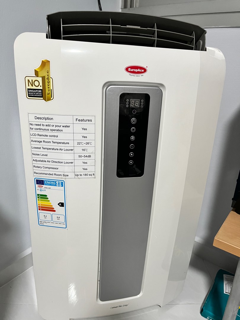 EuropAce Portable Aircon, TV & Home Appliances, Air Conditioners ...
