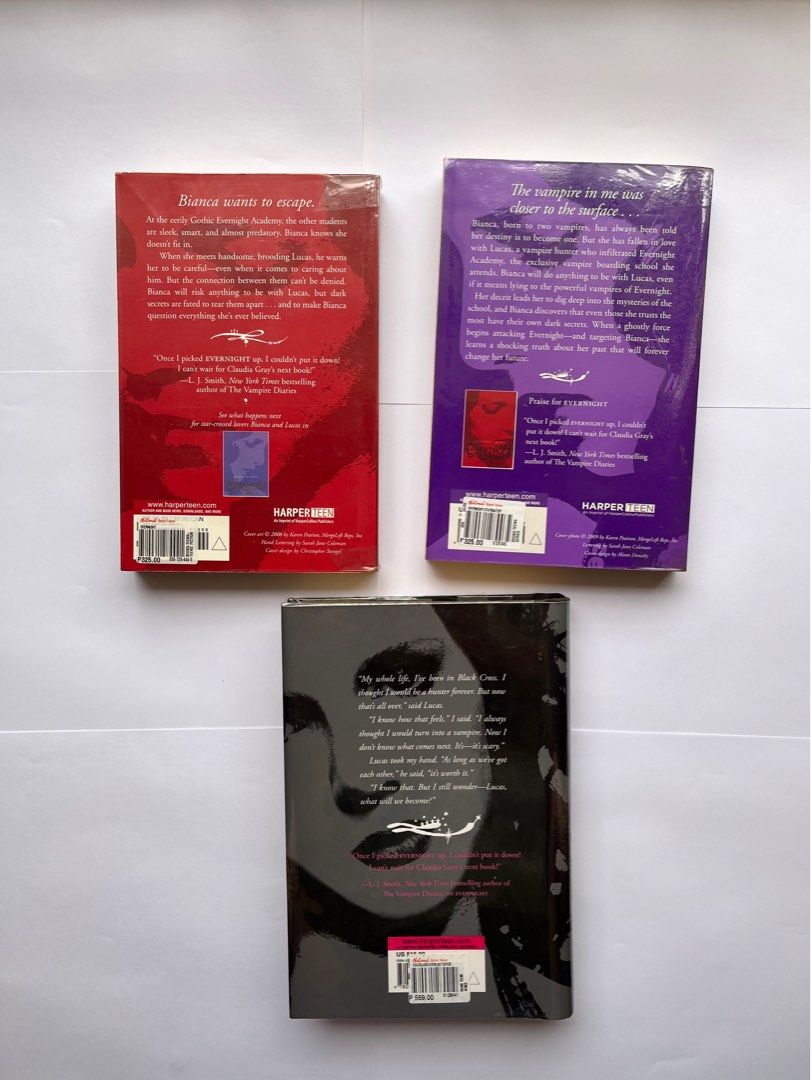 Evernight Series by Claudia Gray (Set), Hobbies & Toys, Books ...