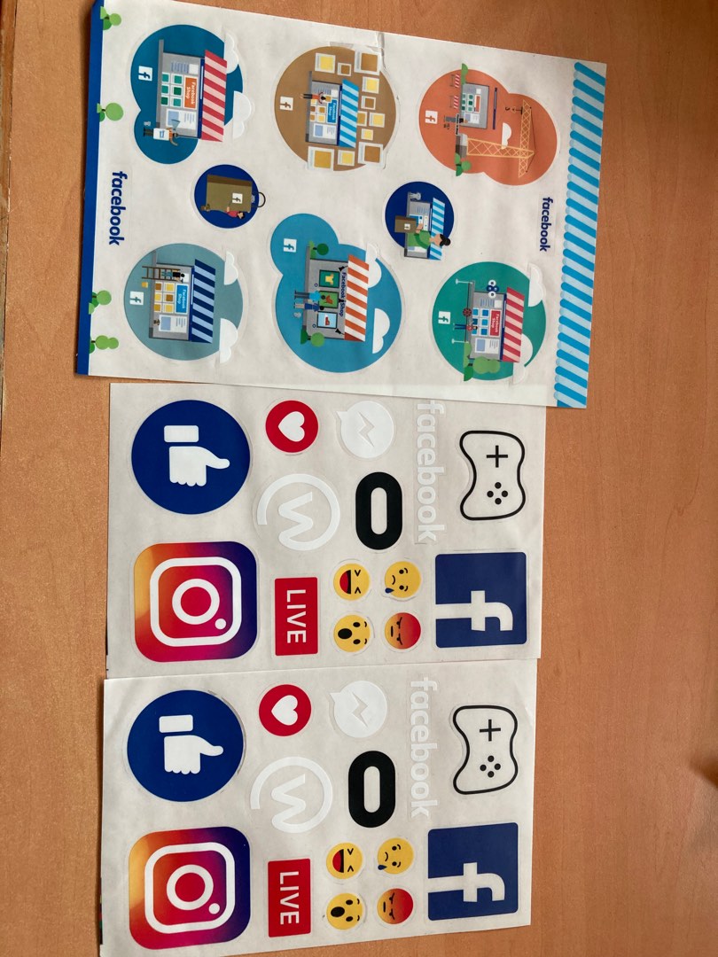 Facebook limited edition stickers, Hobbies & Toys, Memorabilia ...