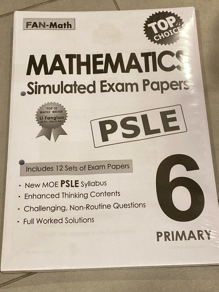 FAN Math PSLE exam papers, Hobbies & Toys, Books & Magazines ...