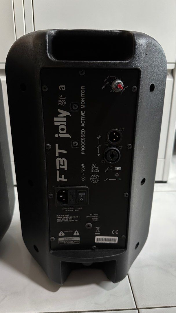 FBT JOLLY 8RA 8WRMS POWERED SPEAKER, Audio, Soundbars, Speakers ...