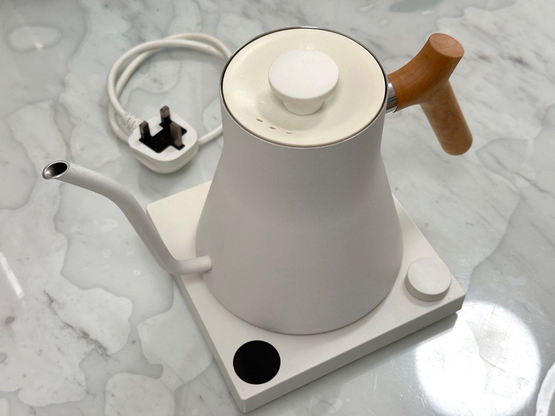 Fellow EKG Stagg Kettle in white (brand new kettle lid replaced), TV ...