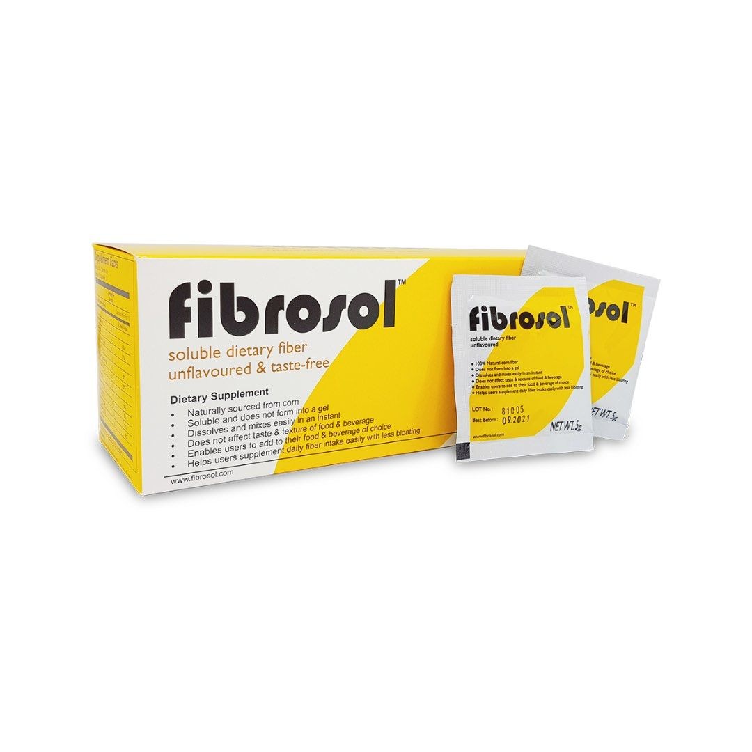 Fibrosol soluble fibre supplements, Health & Nutrition, Health ...