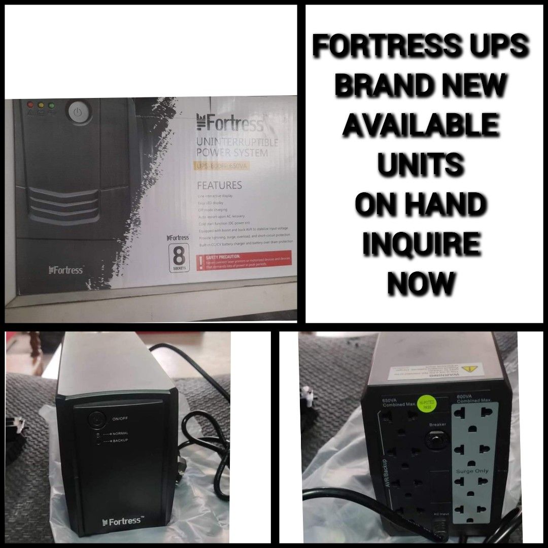 Fortress UPS brand new on hand, Computers & Tech, Printers, Scanners ...