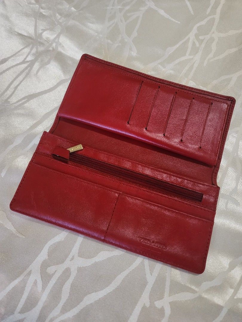 FREE WITH OTHER PURCHASE Vedasto Long Wallet (red leather), Women's ...