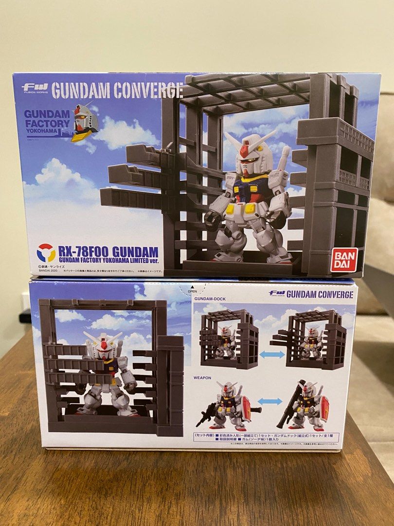 FW BANDAI GUNDAM CONVERGE RX-78F00 GUNDAM FACTORY YOKOHAMA LIMITED VER., Hobbies & Toys, Toys ...