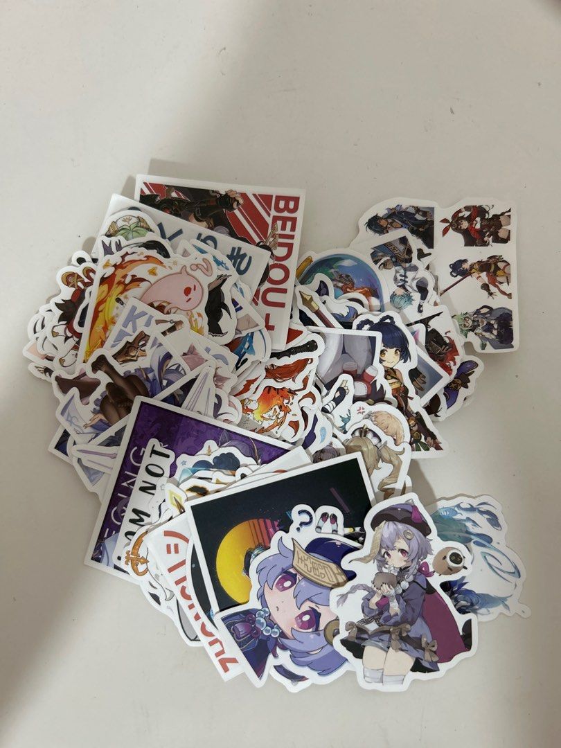 genshin stickers, Hobbies & Toys, Stationery & Craft, Other Stationery ...