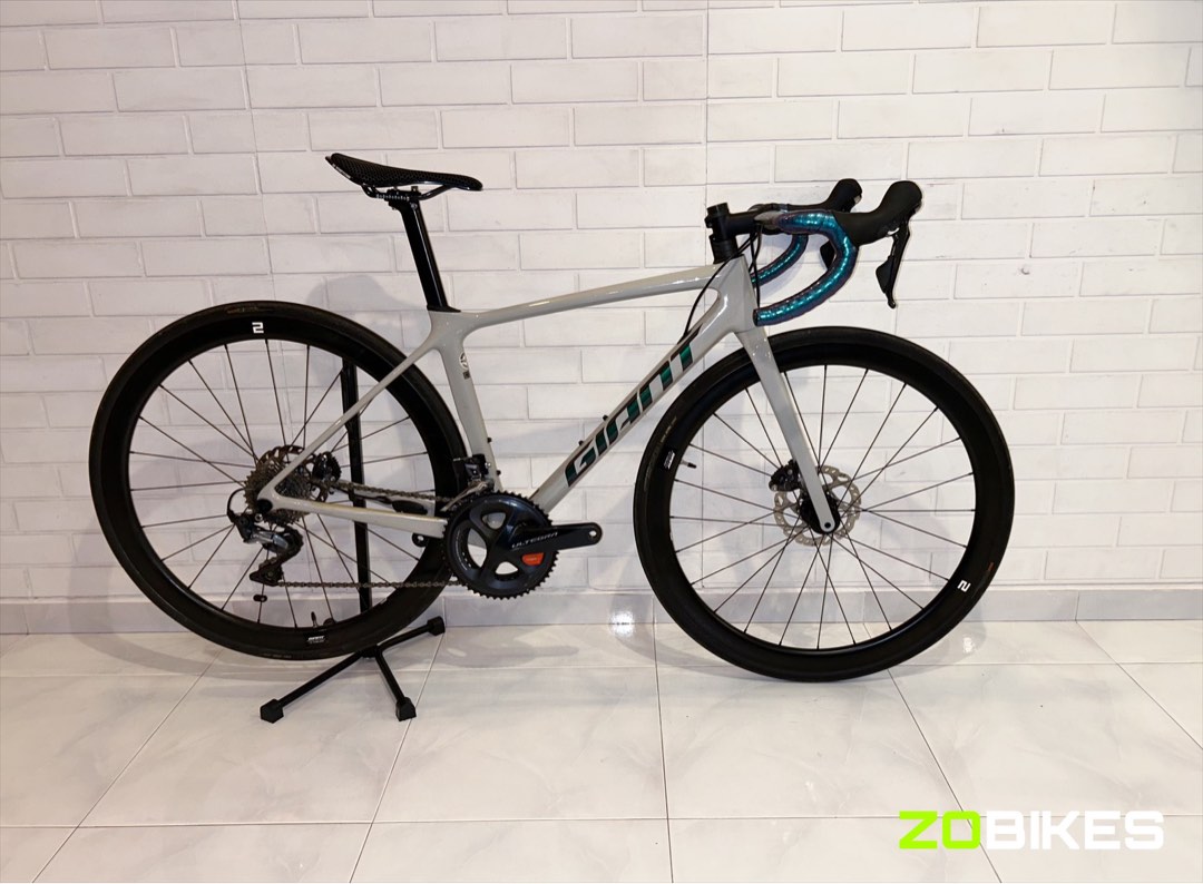 Giant TCR Advanced 1+ Disc 2021 R8020 Ultegra SLR2 Carbon Wheelset Full ...