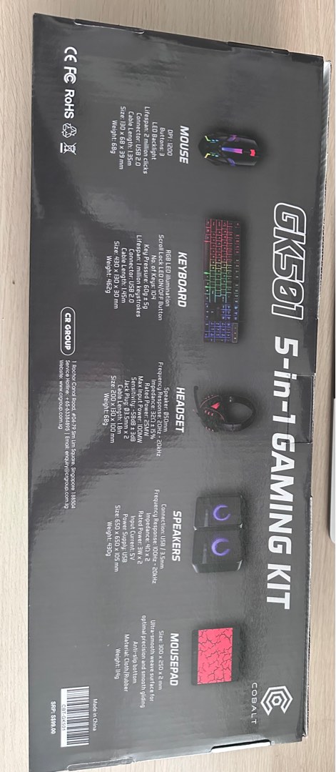 GK501 5 in 1 gaming set, Computers & Tech, Parts & Accessories, Other Accessories on Carousell