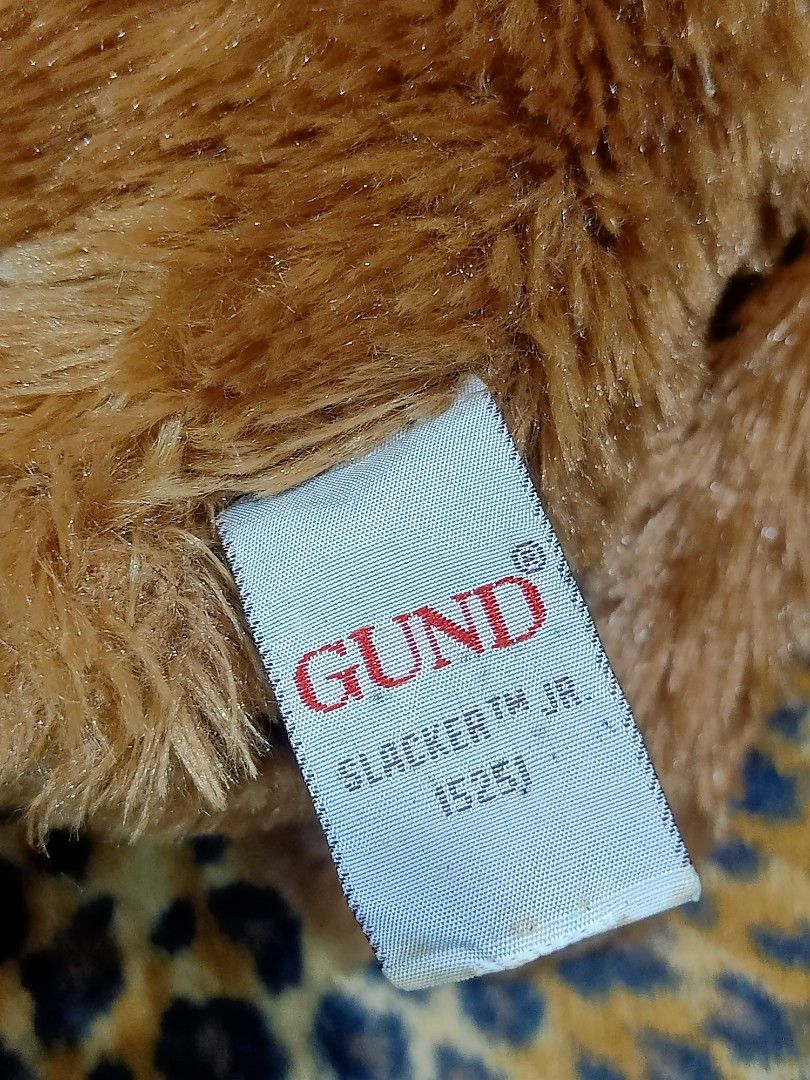 GUND BRAND VINTAGE SLACKER JR. TEDDY BEAR, Hobbies & Toys, Toys & Games ...