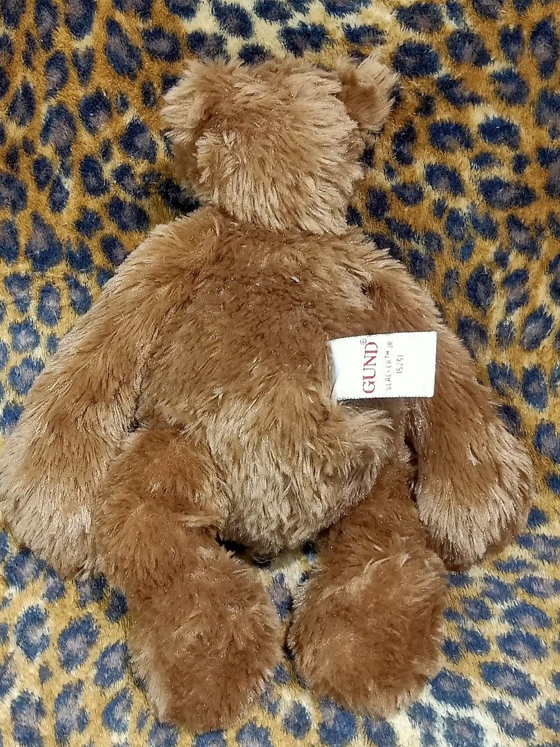 GUND BRAND VINTAGE SLACKER JR. TEDDY BEAR, Hobbies & Toys, Toys & Games ...