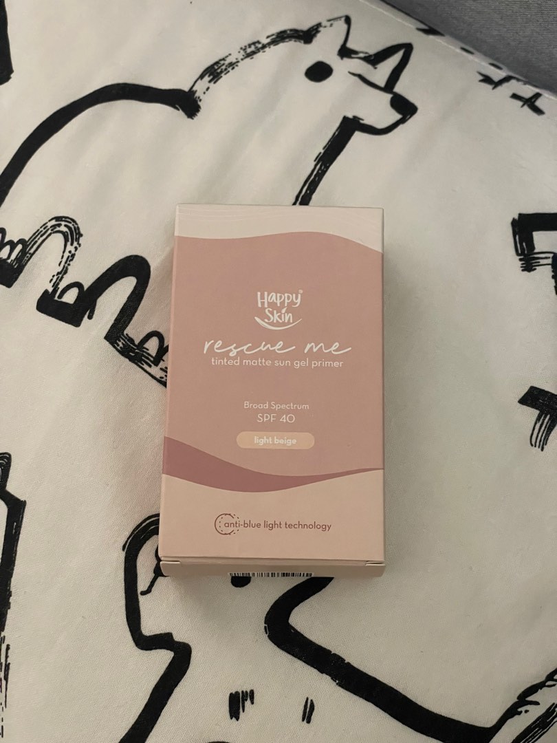 Happy Skin Tinted Matte Sun Gel Primer in Light Beige, Beauty ...