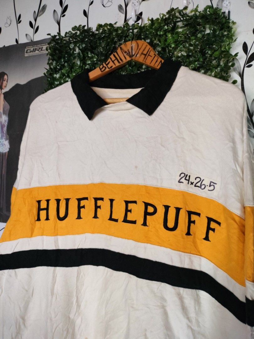 Harry Potter Hufflepuff Longsleeves, Men's Fashion, Coats, Jackets and ...