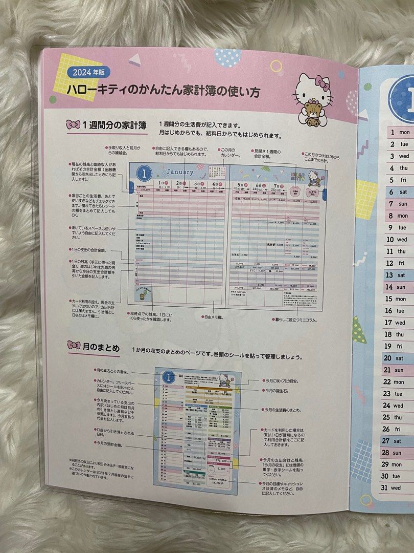 Hello Kitty Accounting Journal 2024, Hobbies & Toys, Stationary & Craft ...