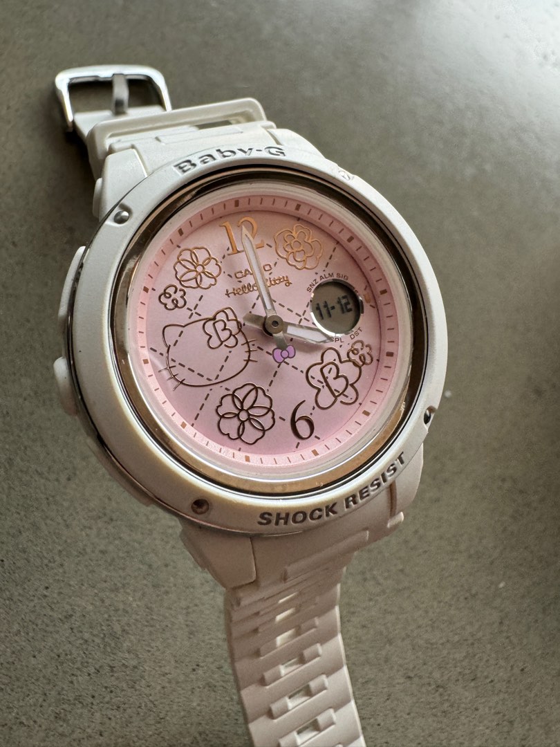 Hello Kitty Casio Baby G Watch Special Edition BGA-150KT-7BDR, Luxury ...